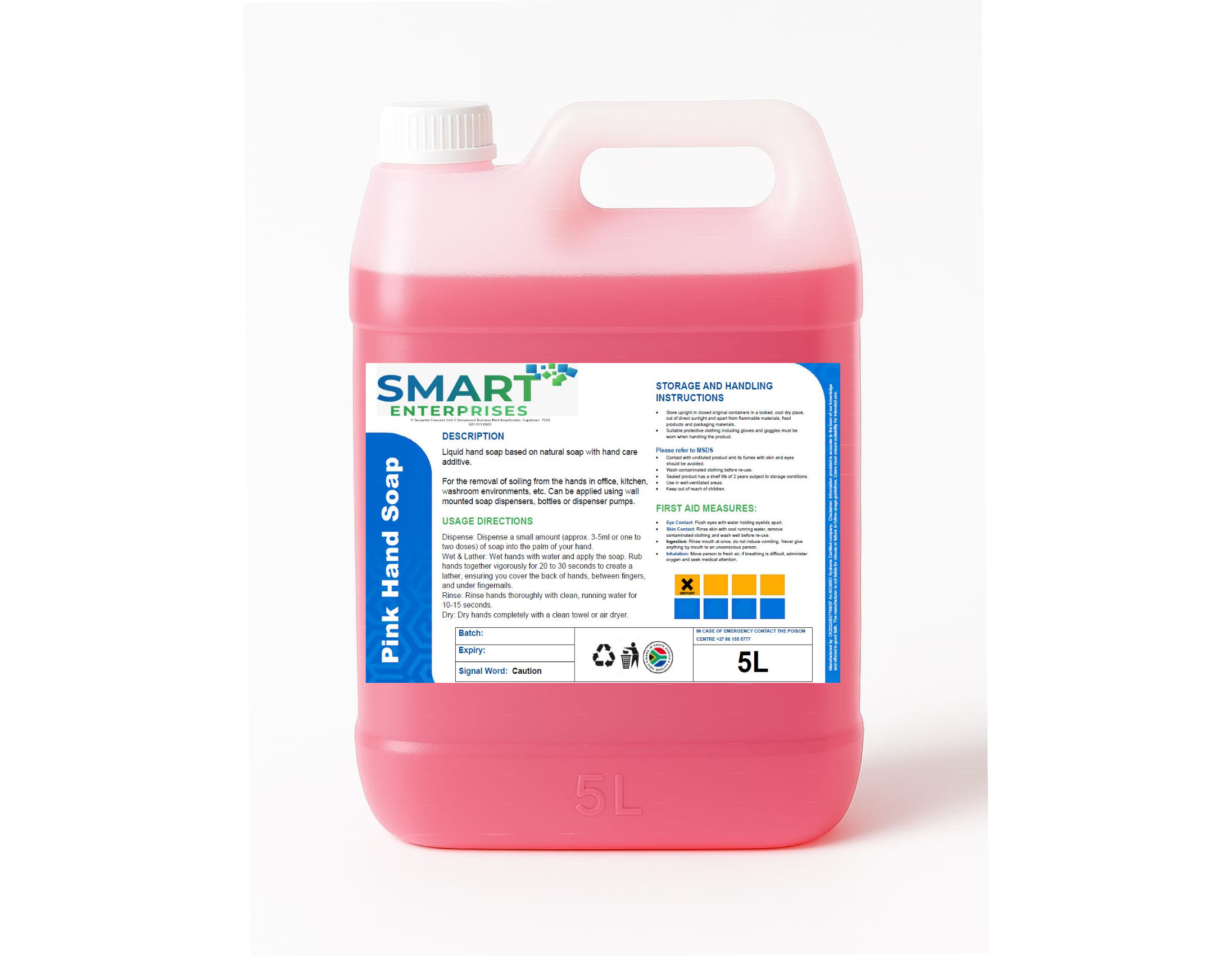 Liquid Hand Soap 5L (Coco Pink Soap) - Smart Enterprises